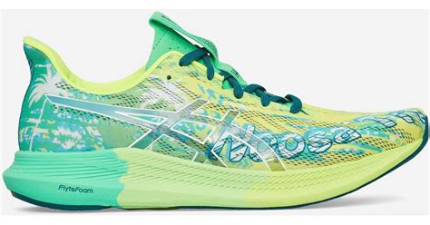 Asics Rubber Noosa Tri 14 Sneakers Yellow In Green For Men Lyst