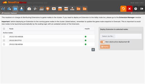 overcast documentation cluster admin tool deployer