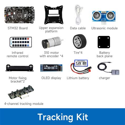 Yahboom Stm32 Smart Car With Multifunctional Stm32 Development Board