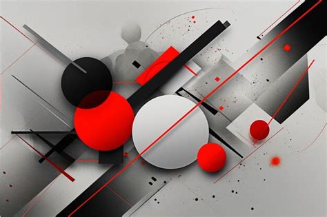 Premium Ai Image Abstract Geometric Background With Dynamic Composition Vector Illustration