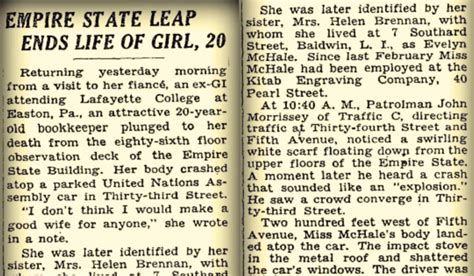 Um Episódio Triste Em Nova York 5 Fatos Sobre Evelyn Mchale