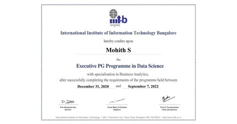 Mohith S On Linkedin Ds C35 Epgds Ba • Mohith S • Upgrad