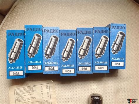 6p3s E 6l6 6l6gt Russian Reflektor Tubes Nos Sealed X7 El34 Photo