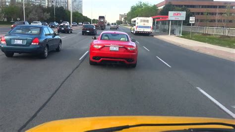 Hot Girl Driving Maserati Granturismo YouTube