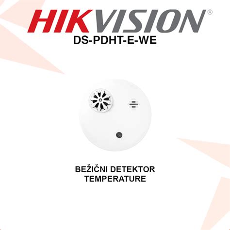 Hikvision BeŽiČni Detektor Temperature Ds Pdht E We Video Hikvision Hrvatska