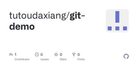 Github Tutoudaxianggit Demo