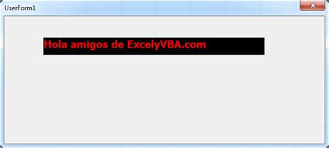 Formularios Control Label En Vba Excel Y Vba Formularios Control Label En Vba Excel Y Vba