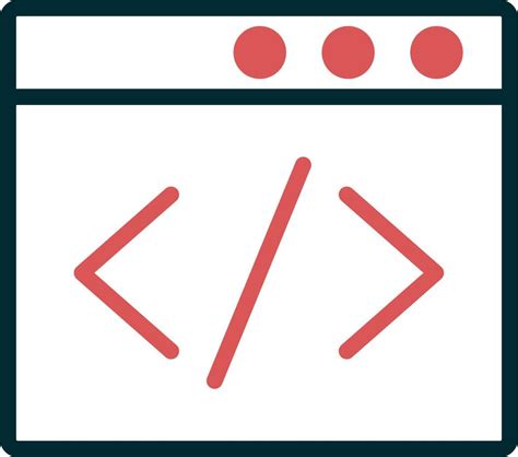 Browser Coding Vector Icon 21020966 Vector Art At Vecteezy