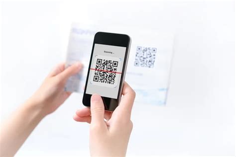 Capture QR Code On Mobile Phone Stock Photo Bloomua 12547708