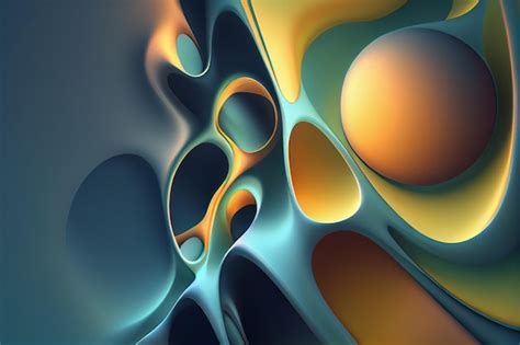 Premium Photo Smooth Fluid Color Dynamic Movement Abstract Background