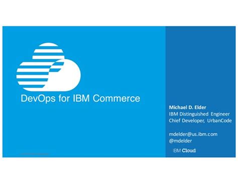Devops For Ibm Commerce Ppt