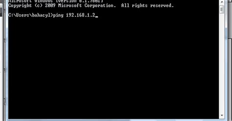 Cara Melakukan Ping Pada Cmd