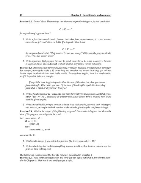 text think python 2e 61 70 48 chapter 5 conditionals and