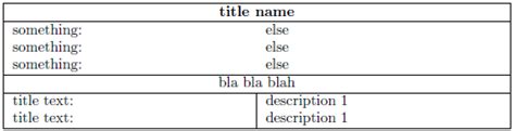 Tabularx Vertical Line Only In One Part Of A Table TeX LaTeX Stack Exchange