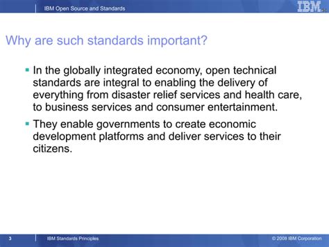 Ibm Standards Principles Ppt