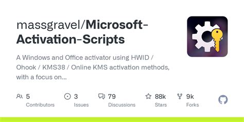 Issues · Massgravel Microsoft Activation Scripts · Github