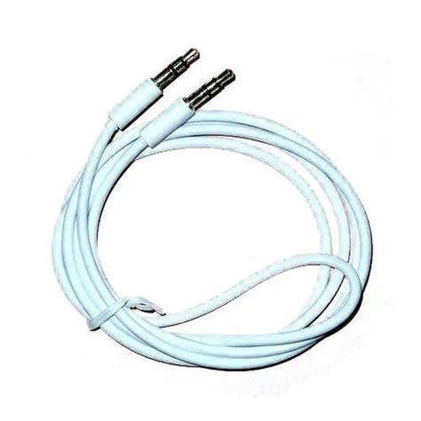 Audio White 3 5 Mm Aux Cable At 10 Piece In New Delhi ID 21395268848