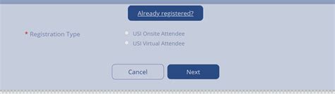 Multiple Registration Pages Open Forum