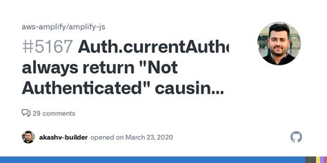 Authcurrentauthenticateduser Always Return Not Authenticated Causing Infinite Reloads