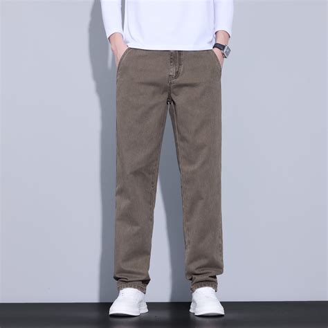 Mens Flat Front Relaxed Fit Casual Pant