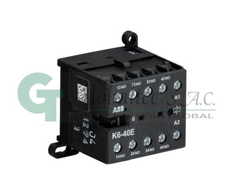 Mini Contactor Auxiliar K6 40e 80 Bobina220 240vac 4na