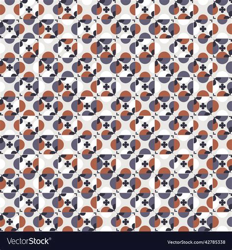 Modern Abstract Seamless Pattern With Dots Vector Image