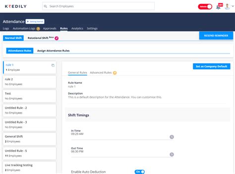 How Can I Assign Working Hours To Employees Support Kredily