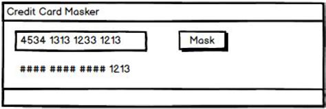 Solved Write A C Gui Application That Masks All But The