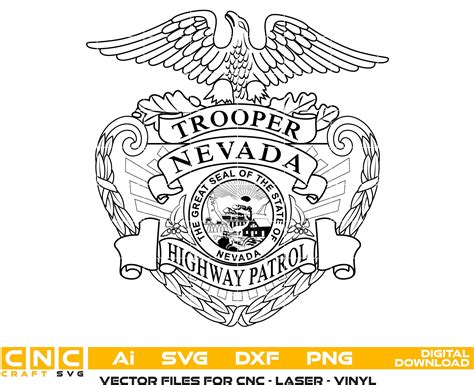 Nevada Highway Patrol Trooper Badge