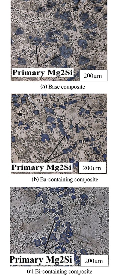 Optical Microstructure Of A Base Composite B Ba Containing Composite
