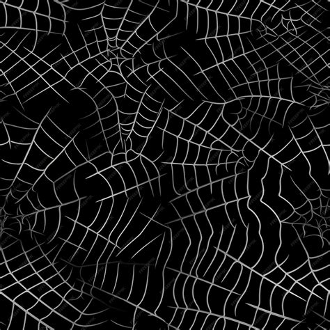 Premium Ai Image A Black And White Spider Web Background With A Black Background Generative Ai