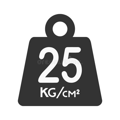 Warning Maximum Weight Symbol Stock Vector Illustration Of Sign Load