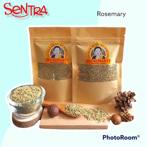 Bumbu Dapur Rempah Rempah Ibu Suharti Daun Rosemary Kering Murni