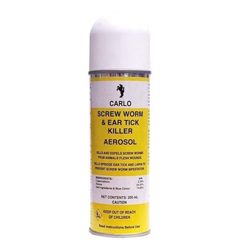 Carlo Screw Worm Spray 200ml Master Mac Food
