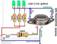 NPN Transistor As A Switch Ideas Transistors Switch Electronics Circuit