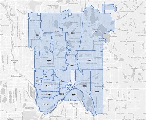 St Louis Park Mn Zip Code Map