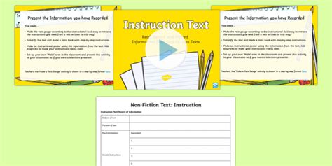 What Is An Instruction Text Twinkl Teaching Wiki Twinkl