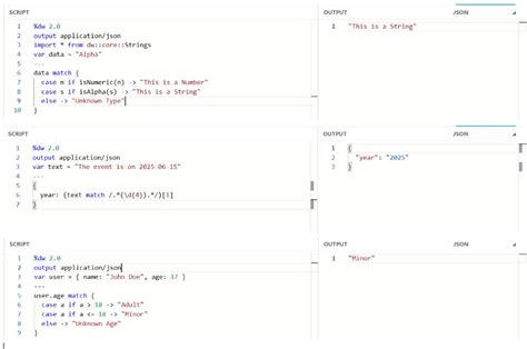dataweave mulesoft patternmatching regex datatransformation… s