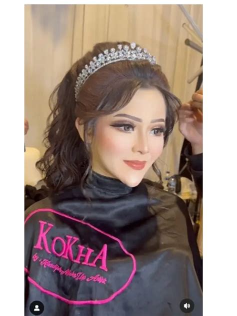 6 Potret Detail Penampilan Bella Bonita Istri Denny Caknan Saat Resepsi Jadi Sorotan Hot