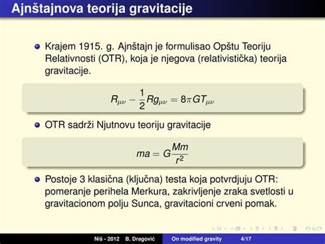 Branko Dragovic Modern Modifications Of Einsteins Theory Of Gravity