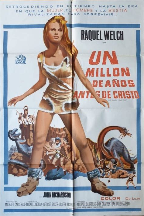Zzzsold One Million Years Bc Vintage Argentinean Poster Raquel Welch