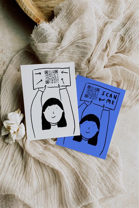 Illustration QR Code Sign Template Scan To Pay Sign Social Etsy Hong Kong