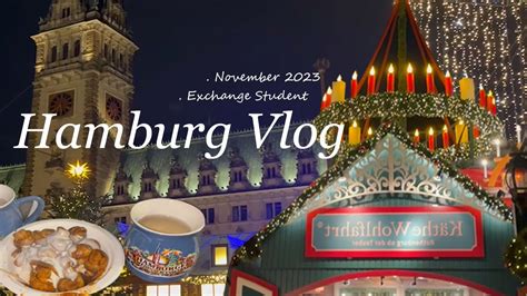 🇩🇪독일 유학생 Vlog 11월 함부르크 크리스마스 마켓 🎄 Youtube