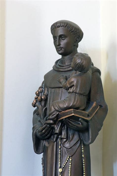 Saint Anthony Of Padua Statue In The Church Of The Immaculate