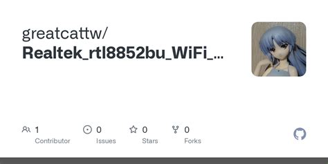GitHub Greatcattw Realtek Rtl8852bu WiFi BT