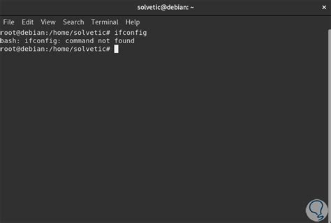 cómo instalar ifconfig ubuntu 20 debian 11 centos 8 solvetic