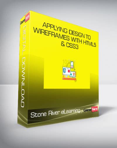Stone River Elearning Applying Design To Wireframes With Html5 And Css3