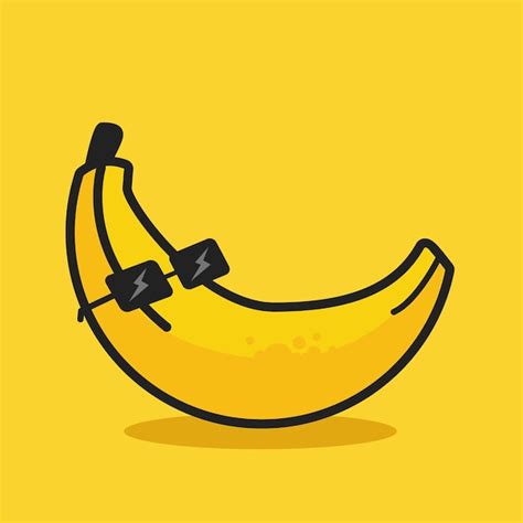 Premium Vector Banana Cute Log
