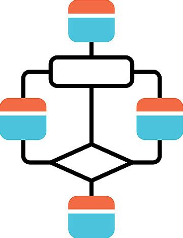 Colorful Flowchart For Problem Solving And Algorithms Symbol Logic
