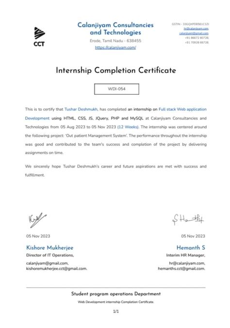 tushar deshmukh on linkedin successfully completed a dynamic web